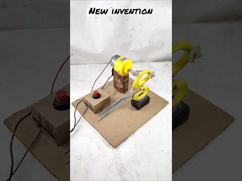 "DIY Paper Cutting Machine with DC Motor – Full Mechanism & Demo!"