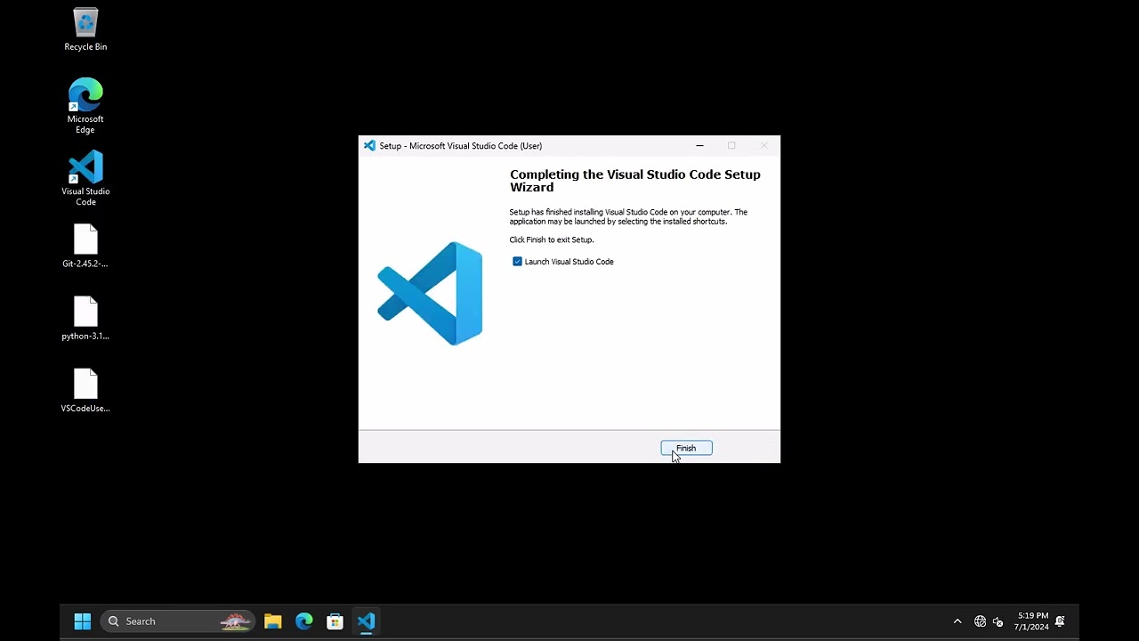 VScode, Python, Git environment setup on Windows