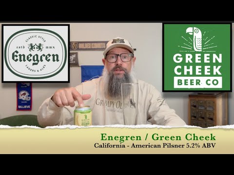 Beer Review Enegren and Green Cheek American Pilsner California PopDarts Bloopers