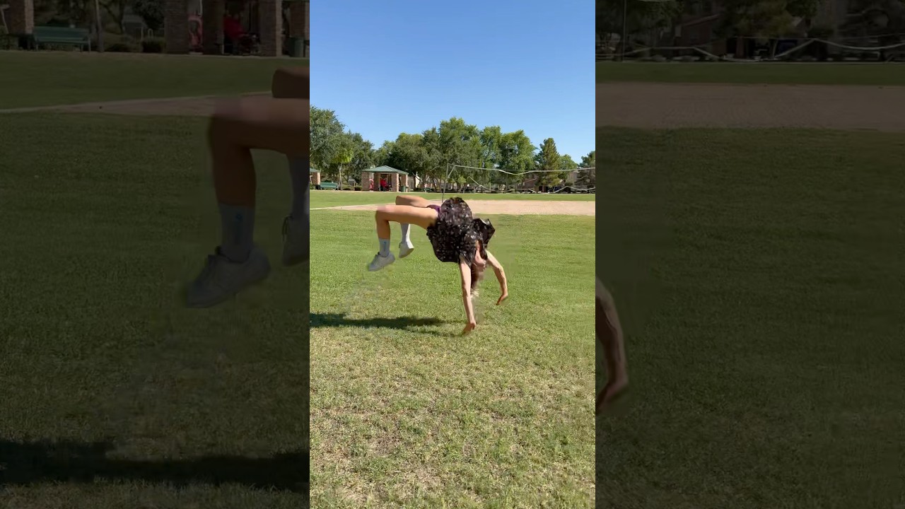Doing backhandspring for the first time in years 😅