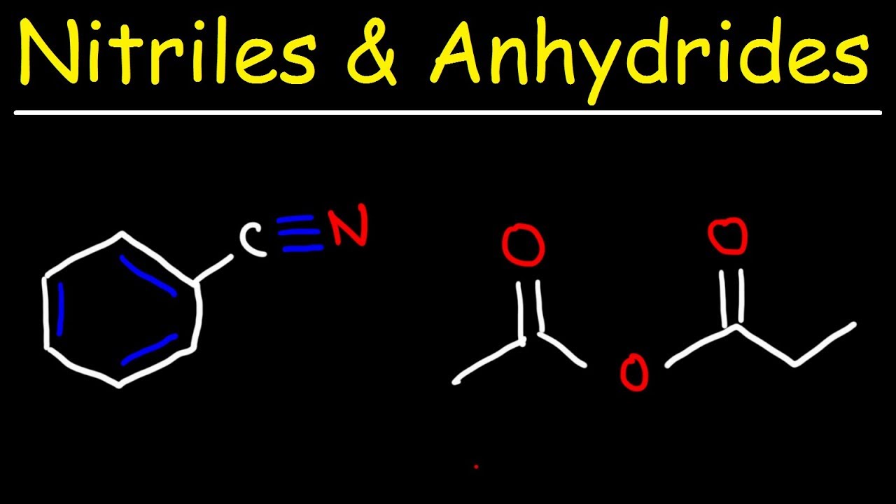 Naming Acid Anhydrides and Nitriles - IUPAC Nomenclature