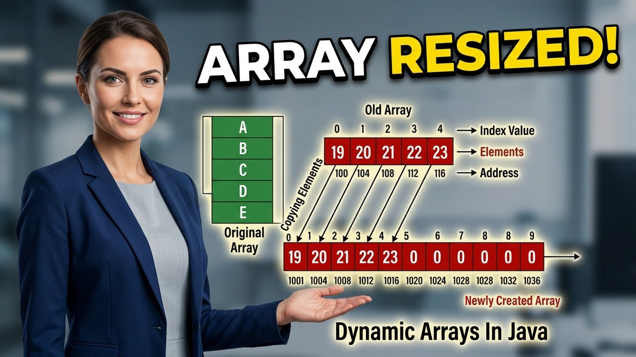 #1  How to increase the Size of an Array?Code to bigger array resize Array Dynamic resize java Array