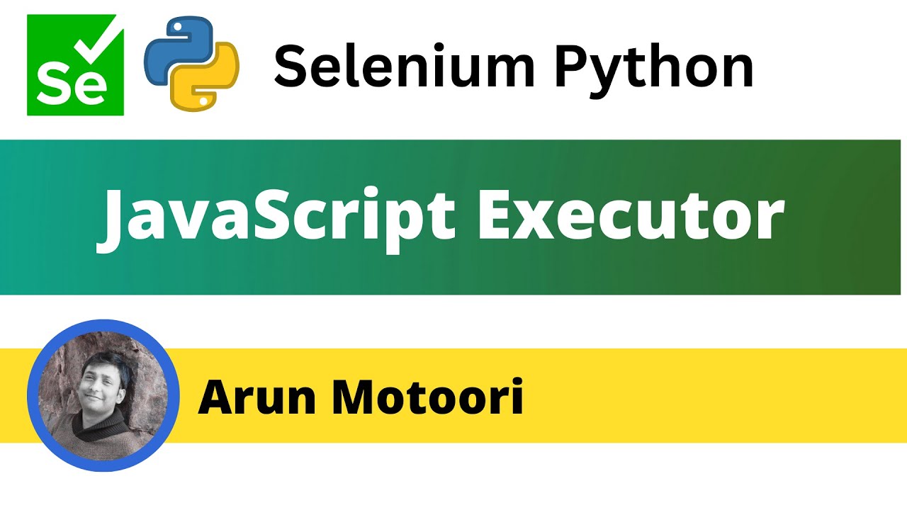 JavaScript Executor in Selenium Python (Selenium Python)