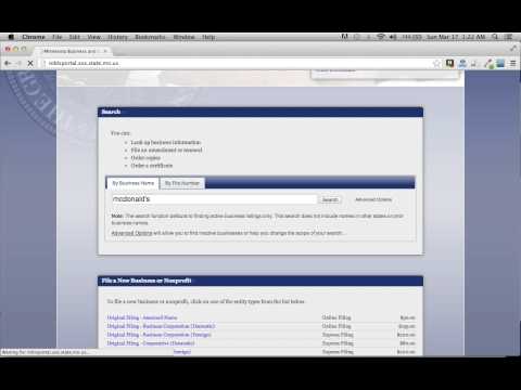Minnesota Secretary of State Business Search