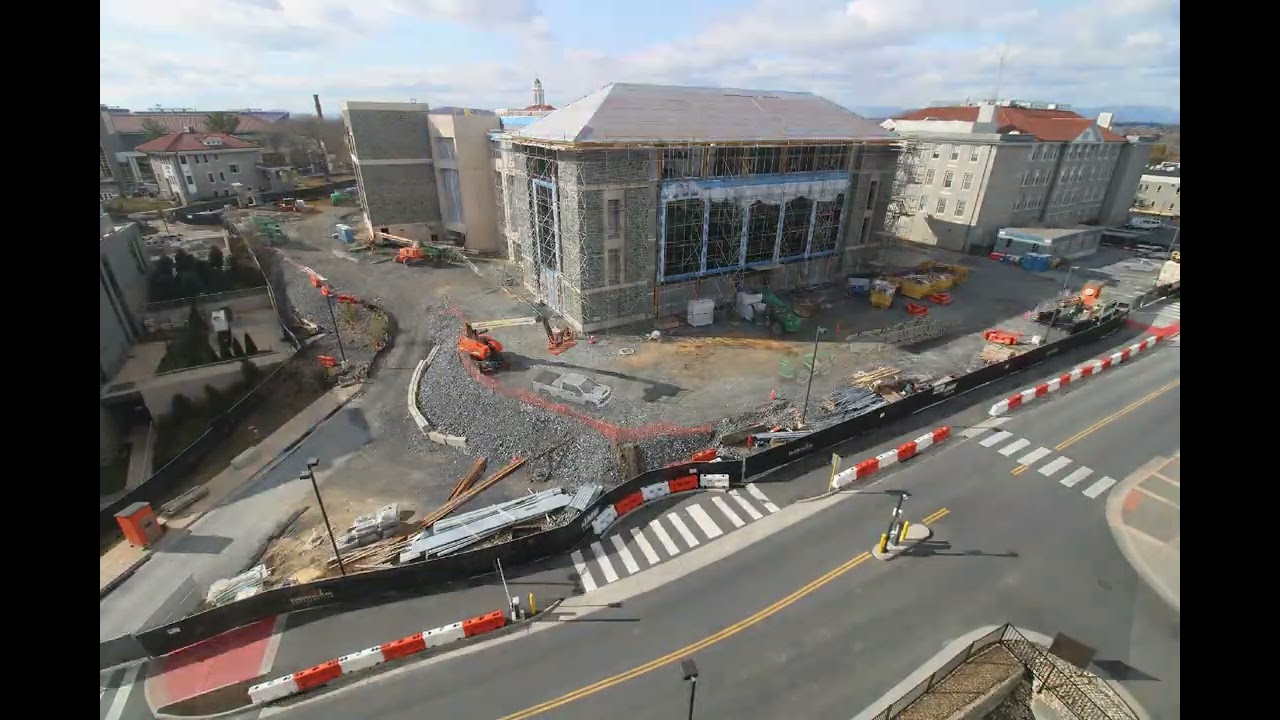 Construction Progress on Carrier Library at JMU: Time-Lapse of Jones Wing (5/23-12/7/25)