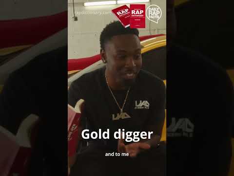 Meaning of "Gold Digger" with NateGotKeys | Rap Dictionary Book