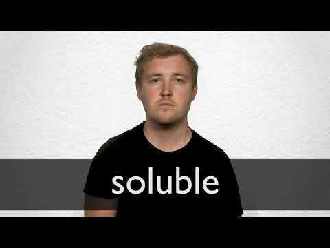 SOLUBLE——含义、同义词和翻译| 柯林斯英语词典资源