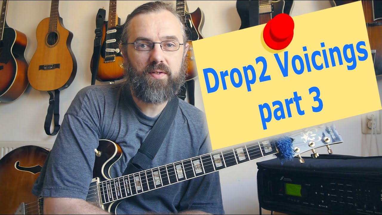 Jazz Chord Essentials - Drop 2 voicings part 3