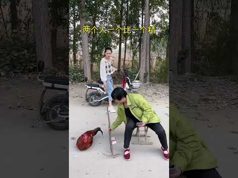 Two people, one more sophisticated than the other, funny Yanzi