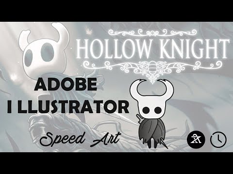 Hollow Knight character -Speed Art | Adobe illustrator