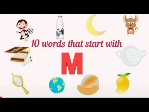 10 words that start with letter M #study #abcd #abc
