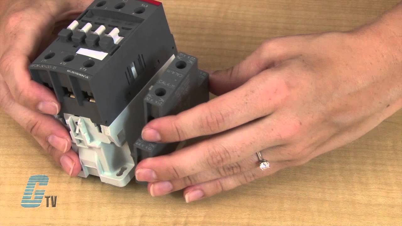 How to Install Auxiliary Contacts on the ABB AF Series of Contactors