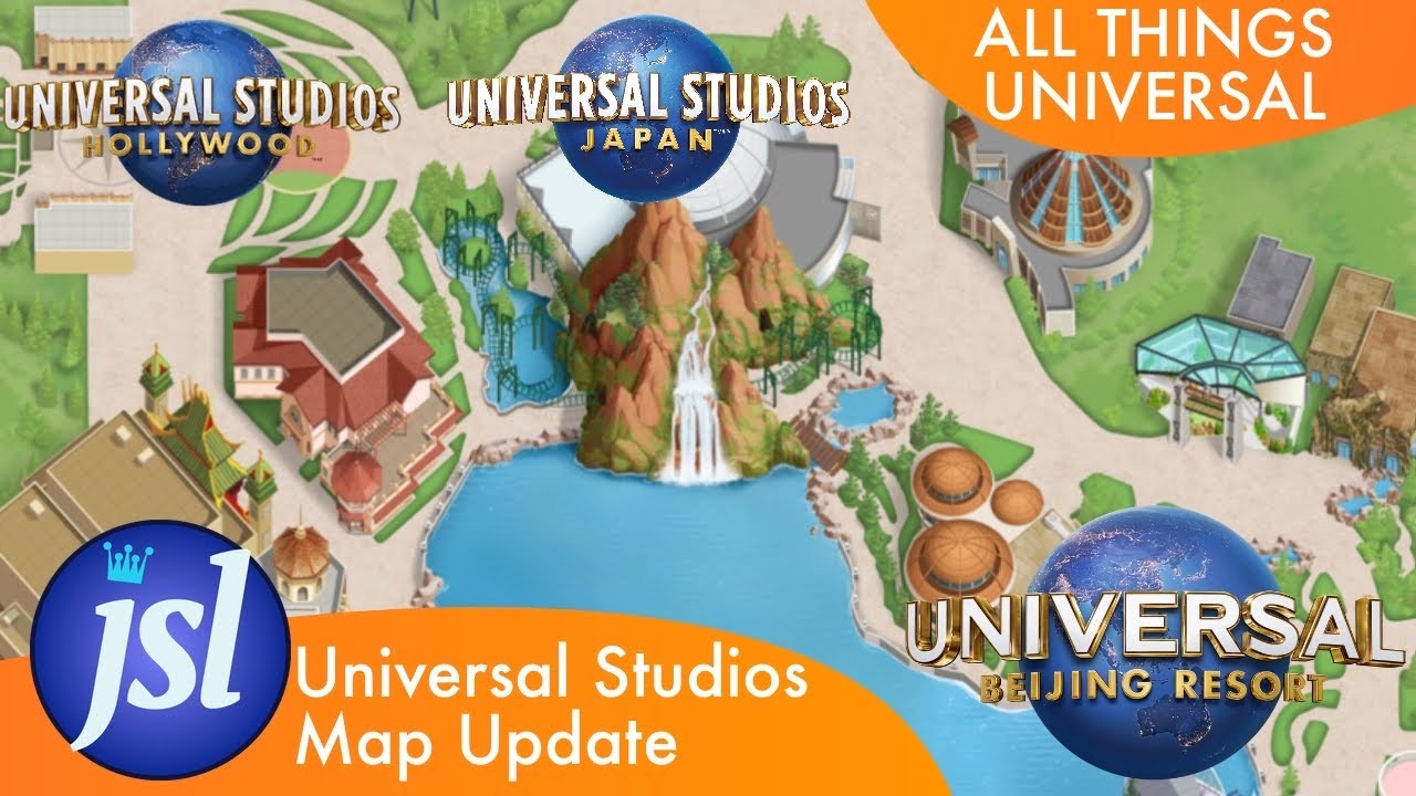 Universal Studios Map Update