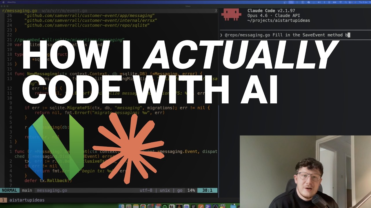 How I actually code with AI (no vibes)