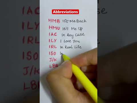Abbreviations #text #youtube #shorts #tipsandtricks #learning #tutor #youtubeshorts #youtuber