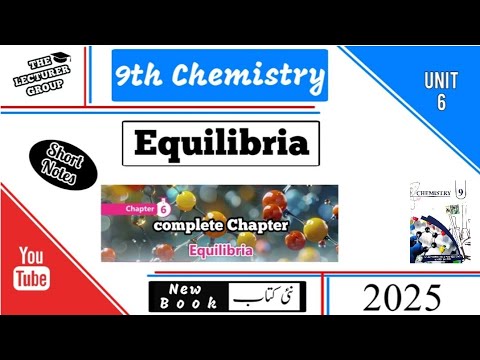 9th Class Chemistry Chapter 6 | Equilibria | PTB 2025 Edition