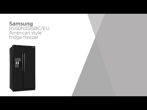 Samsung RS50N3513BC/EU American-Style Fridge Freezer - Black | Product Overview | Currys PC World
