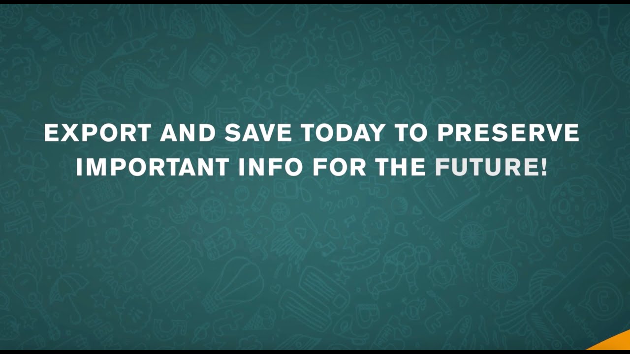 How to Export Content from WhatsApp