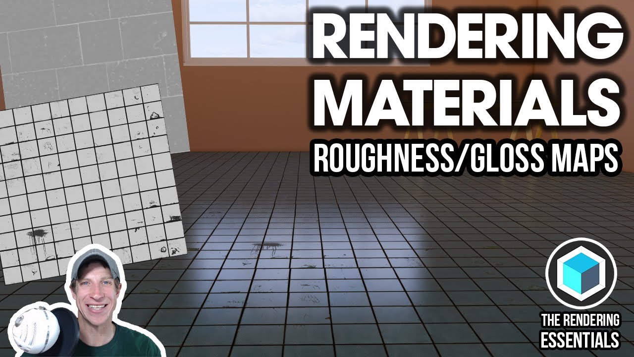 Materials for Rendering - ROUGHNESS AND GLOSS Maps!