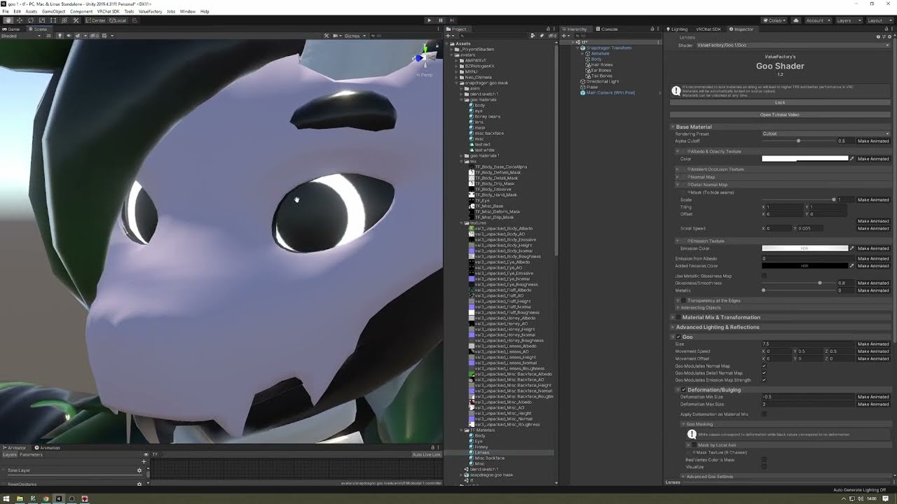 VRChat Goo Shader - Transformation Setup