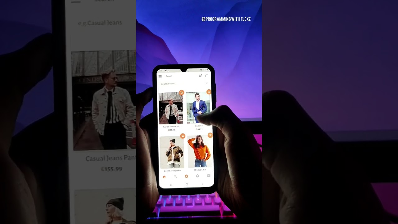 Flutter e-commerce app #shorts #short #software #flutter #computerscience #fashion #programming
