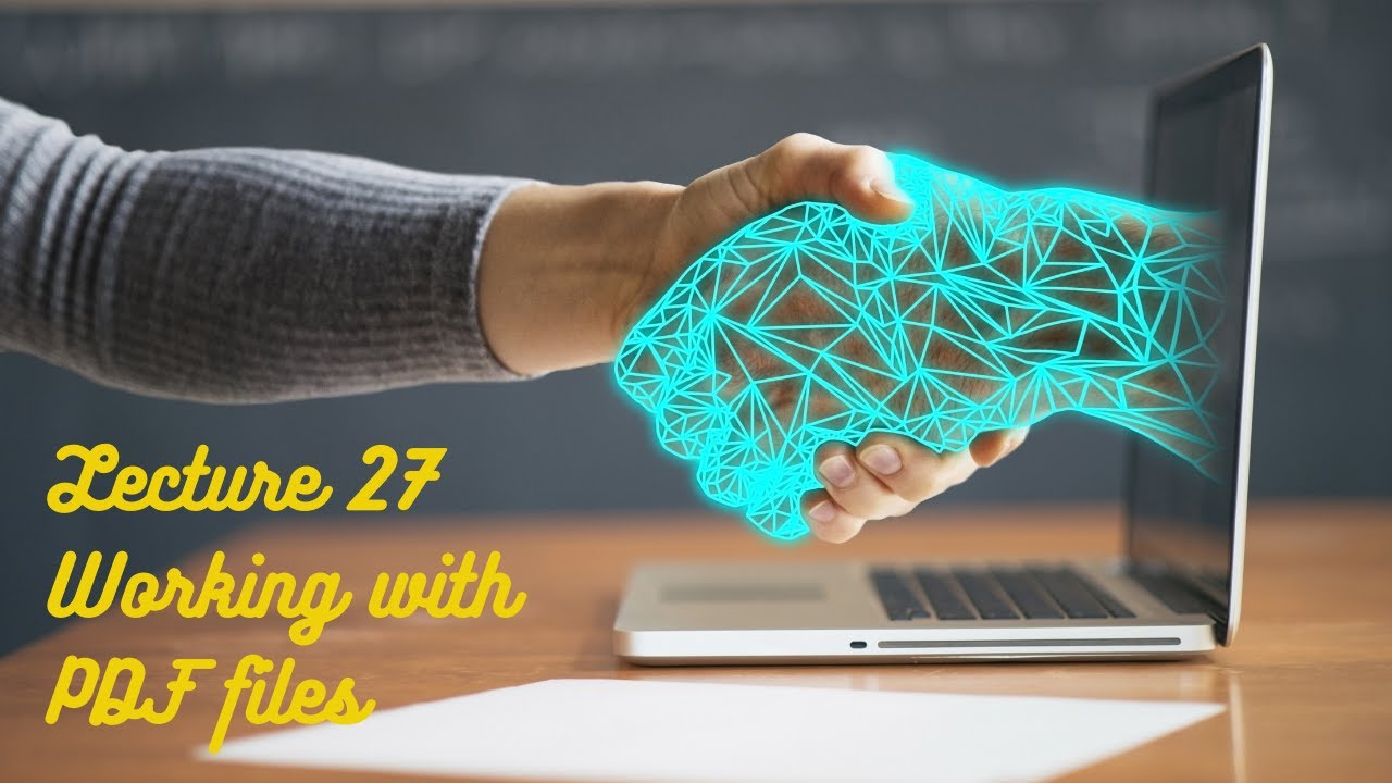 Python for beginners | 29  Lecture 27 Working with PDF files