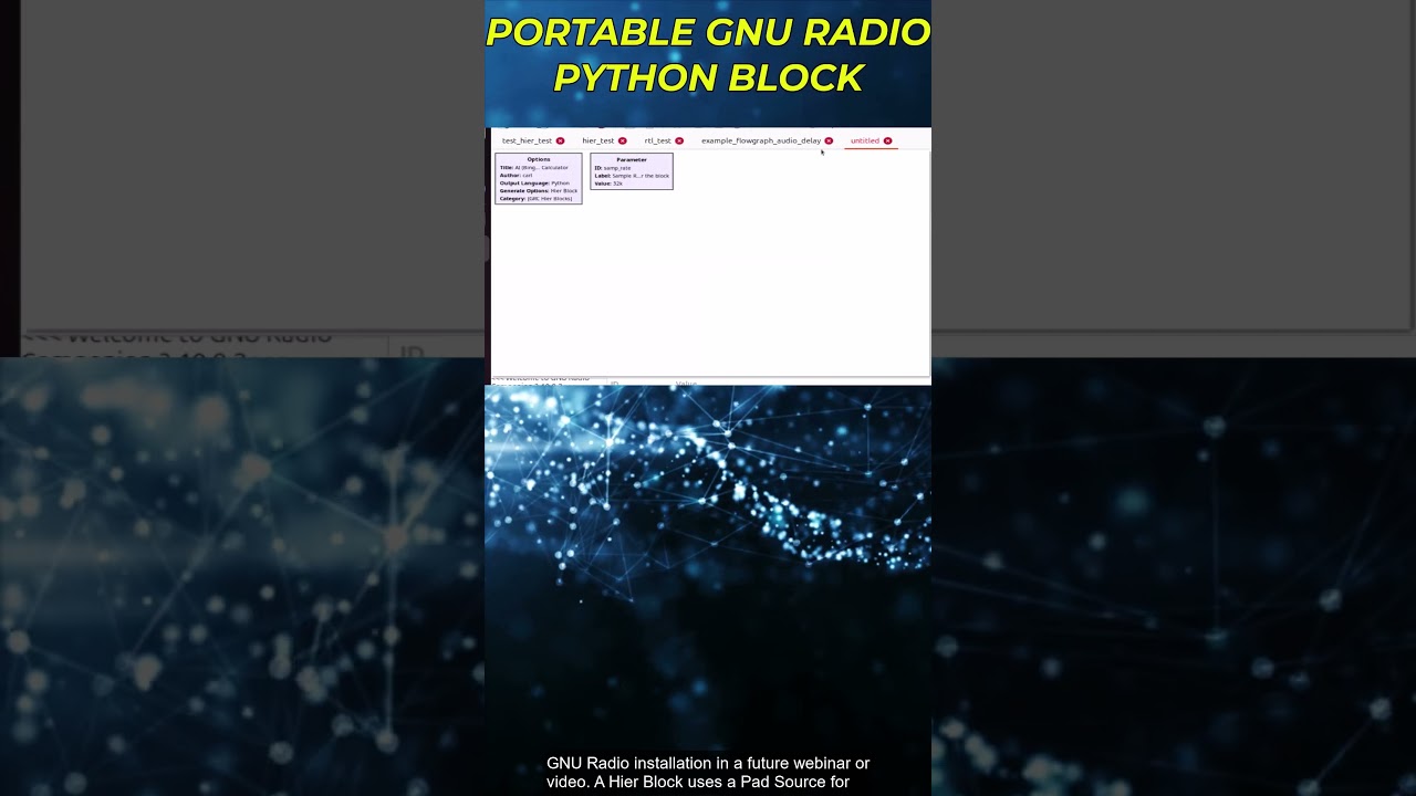 Quick Reusable #gnuradio Python Blocks (Not Full OOT)! #gnuradio #wireless #softwaredefinedradio