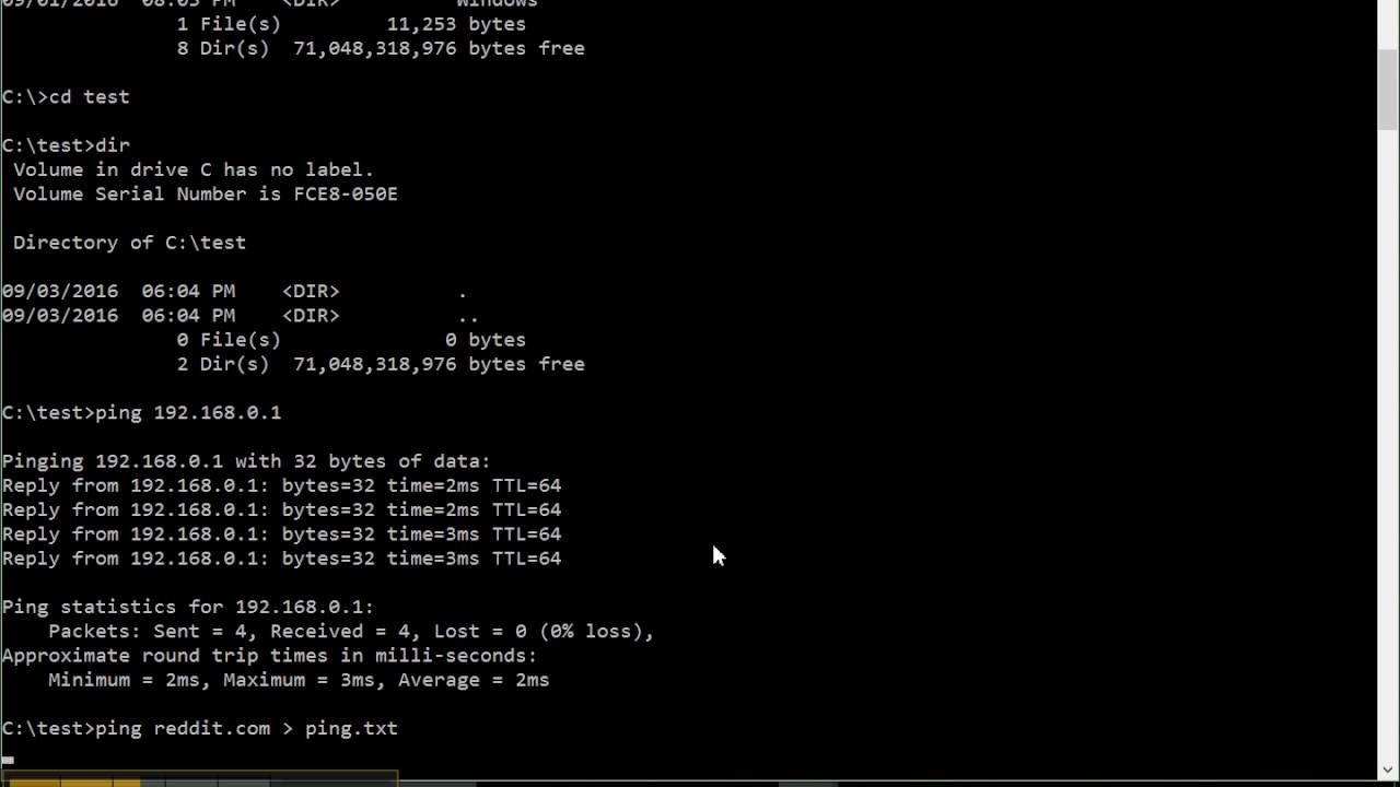 Lab#1 Command Line Interface CLI