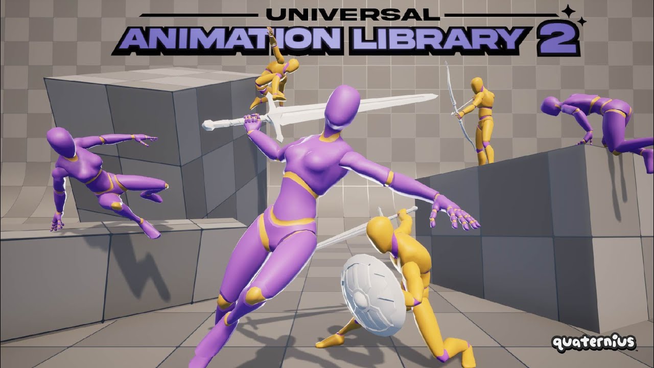 Universal Animation Library 2 - for Godot Unreal and Unity