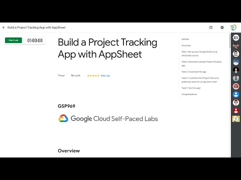 Build a Project Tracking App with AppSheet | GSP969 | Arcade | 2024 | Google Cloud | #qwiklabs