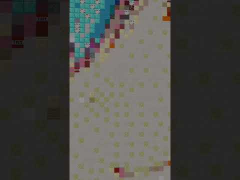 Minecraft Anime Pixel Art #minecraftshorts