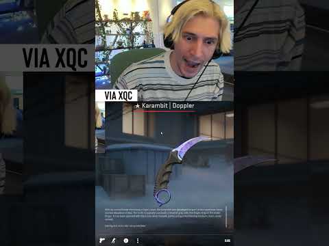 xQc unboxes the FIRST CS2 KNIFE!