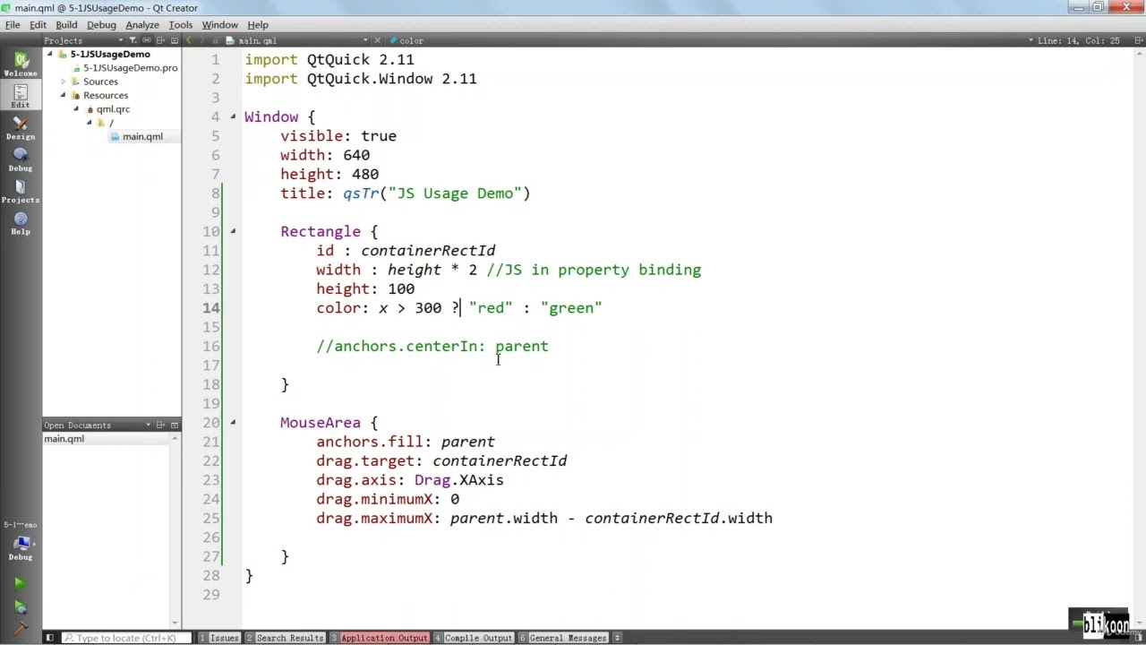 027 Javascript Used in QML Code