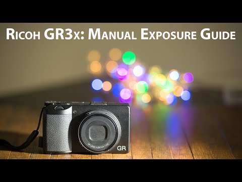 Ricoh GR IIIx: Manual exposure