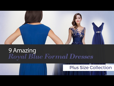 9 Amazing Royal Blue Formal Dresses Plus Size Collection