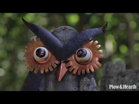 Rustic Metal Owl Statue SKU# 65C89 - Plow & Hearth