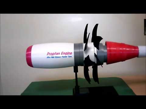 Archivo STL Motor Propfan, tipo de empujador・Plan de impresión en 3D ...