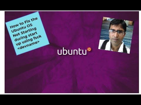 My System is not booting| Ubuntu| Fsck