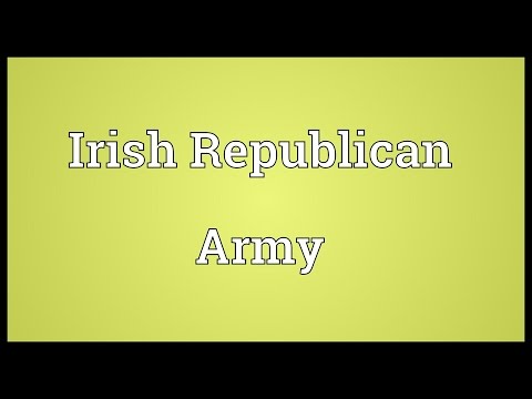 Irish Republican Army Meaning
