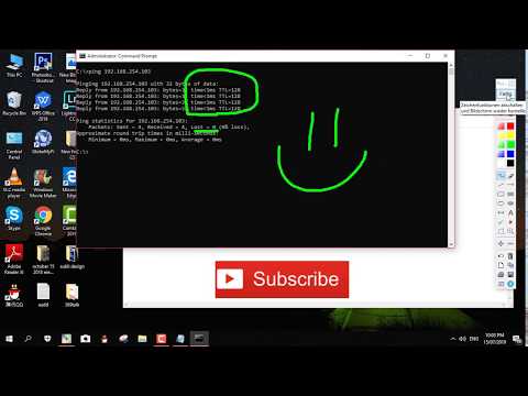 How to ping and find IP address using CMD