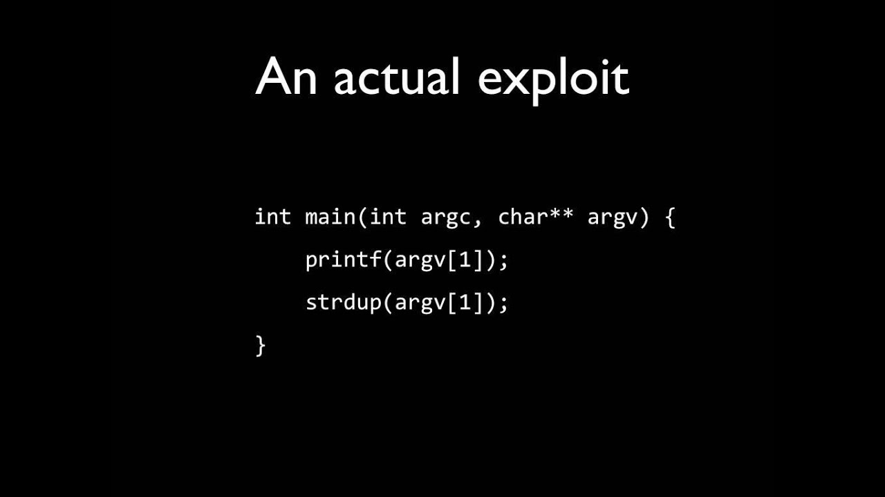 Introduction to format string vulnerabilities