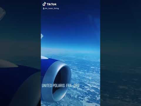 UNITED AIRLINES POLARIS Frankfurt to Chicago FRA- ORD