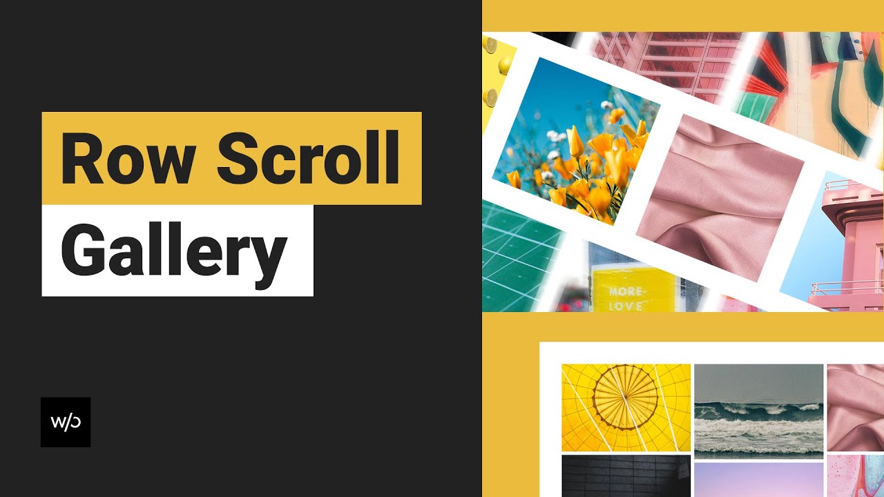 Row Scroll Gallery Widget | Tutorial by Without Code