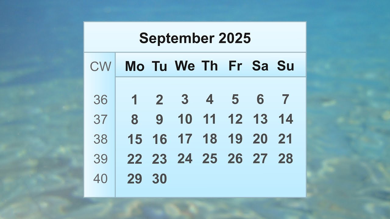 September 2025 Calendar