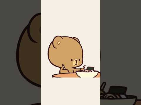 Time to eat! đ #shorts #milkmocha #milkandmocha #milkmochabear #bears #animation #cuteanimation