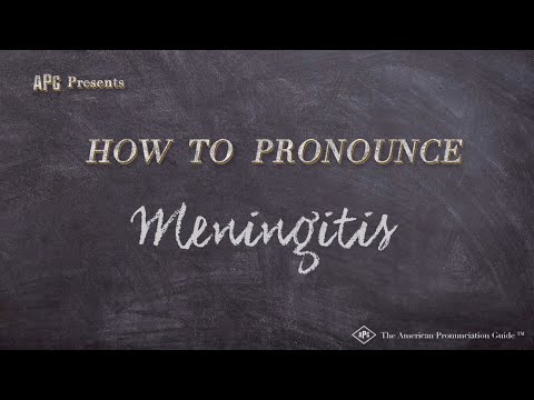 How to Pronounce Meningitis (Real Life Examples!)