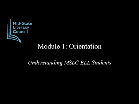 Understanding MSLC ELL Students