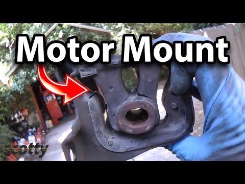 Replacing A Broken Motor Mount | Car Fix DIY Videos