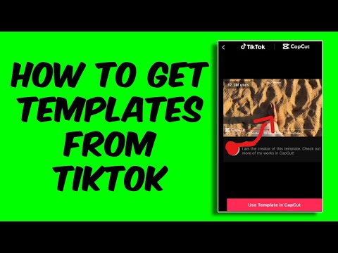 How To Get Templates From Tiktok For CapCut Templates