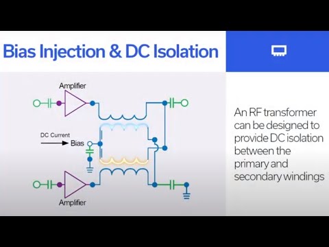 Using RF Balun Transformers for Bias Injection, DC Isolation and Even Order Harmonic Suppression